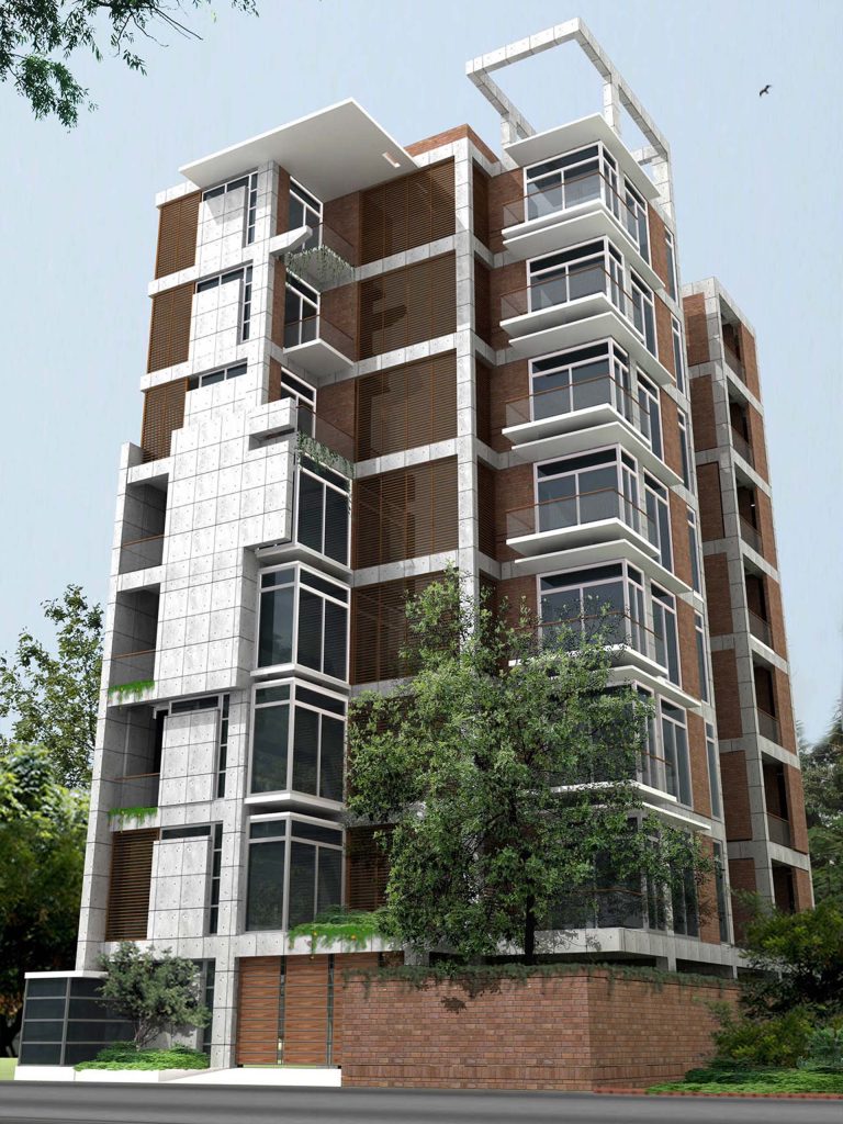 8 Storied Residential Building - Venna Architects